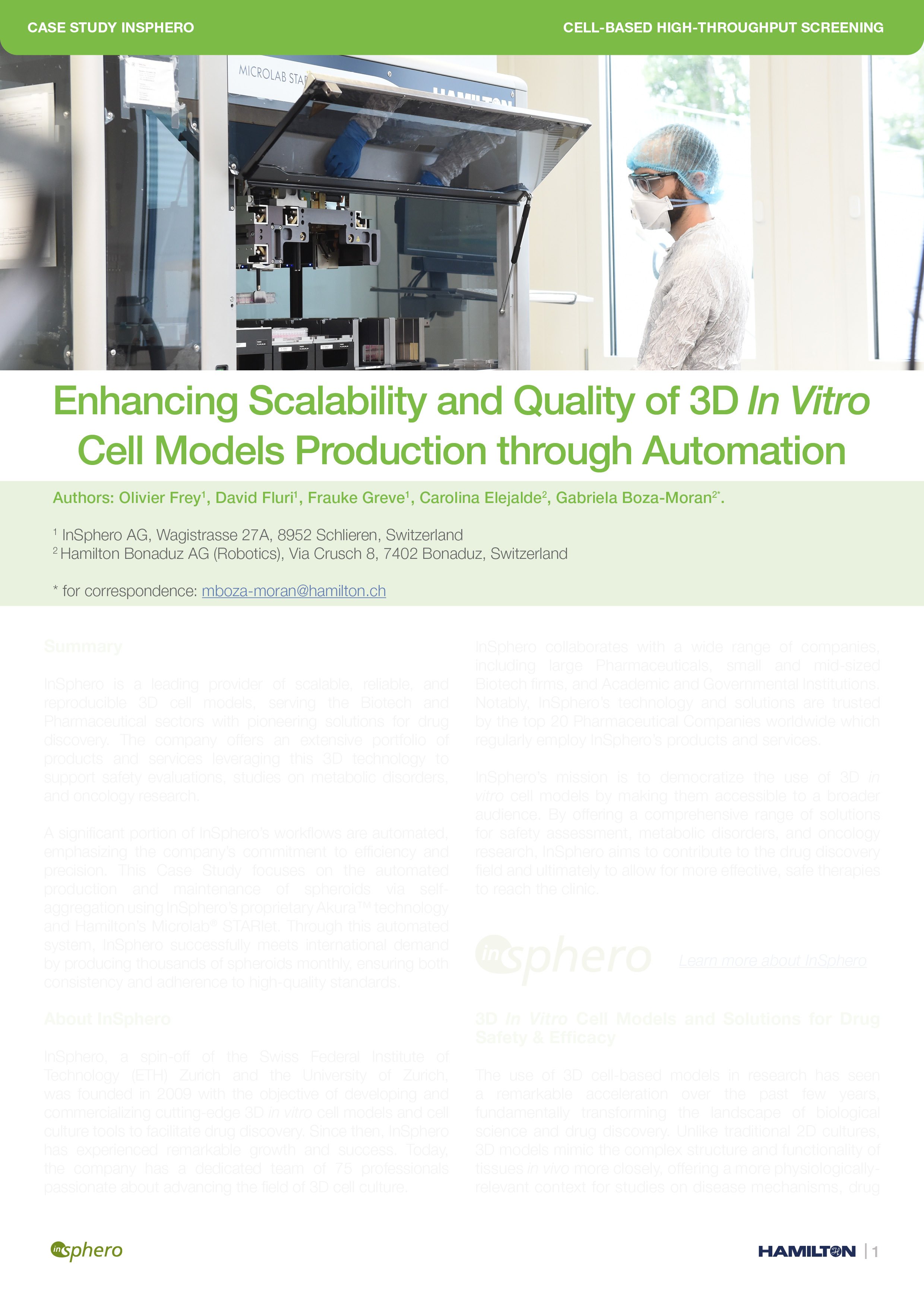 Hamilton Robotics | Cell-based HTS main