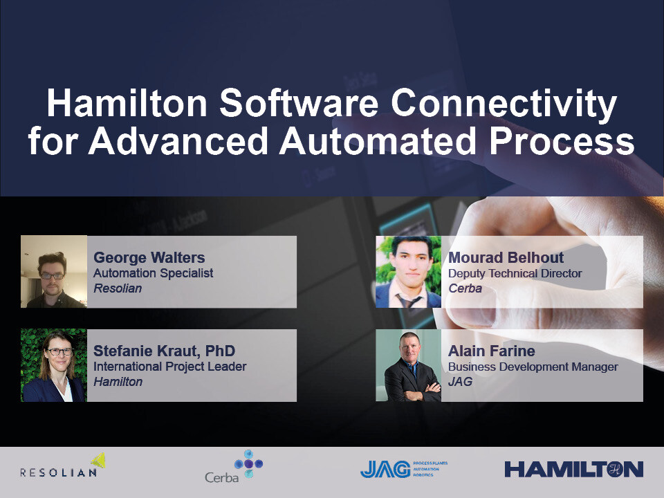 Hamilton Robotics | Biopharmaceutical Research